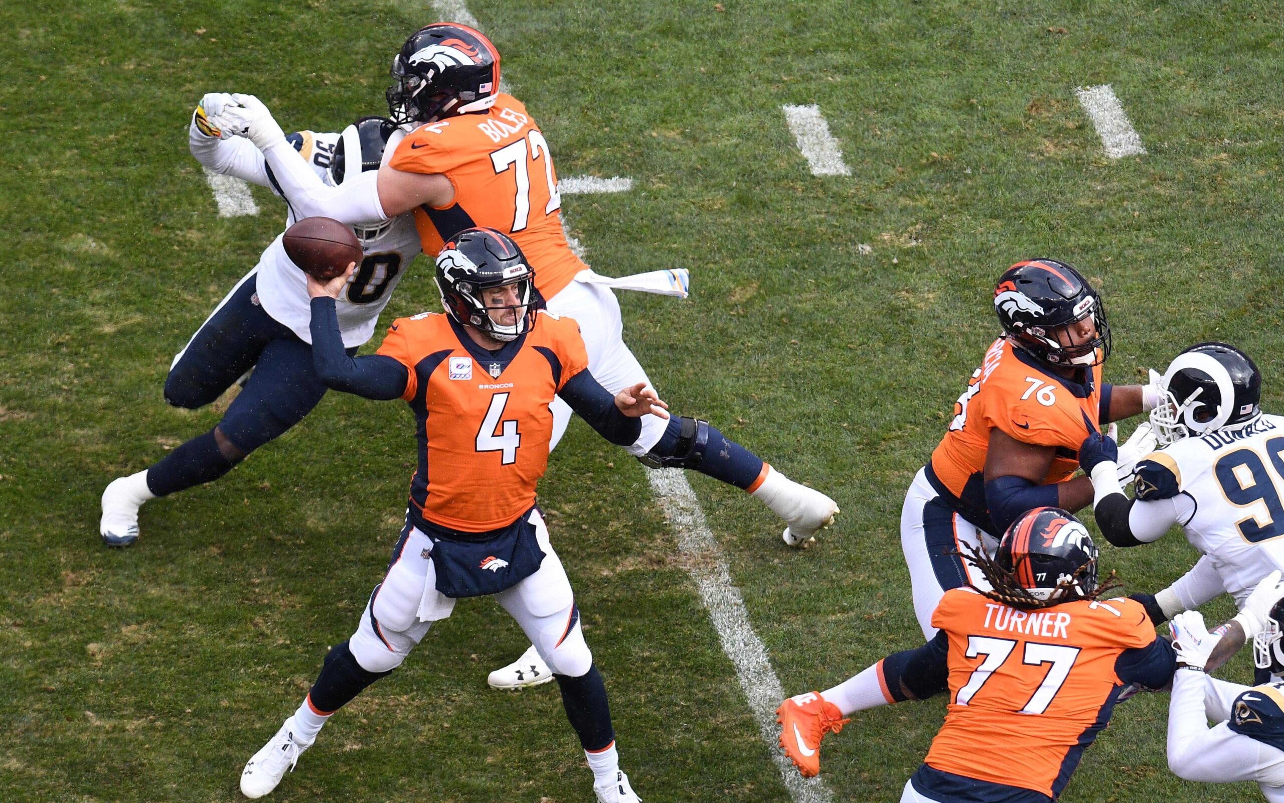 Broncos offensive line turns into a 'MASH' unit, Sunday - Mile High Sports