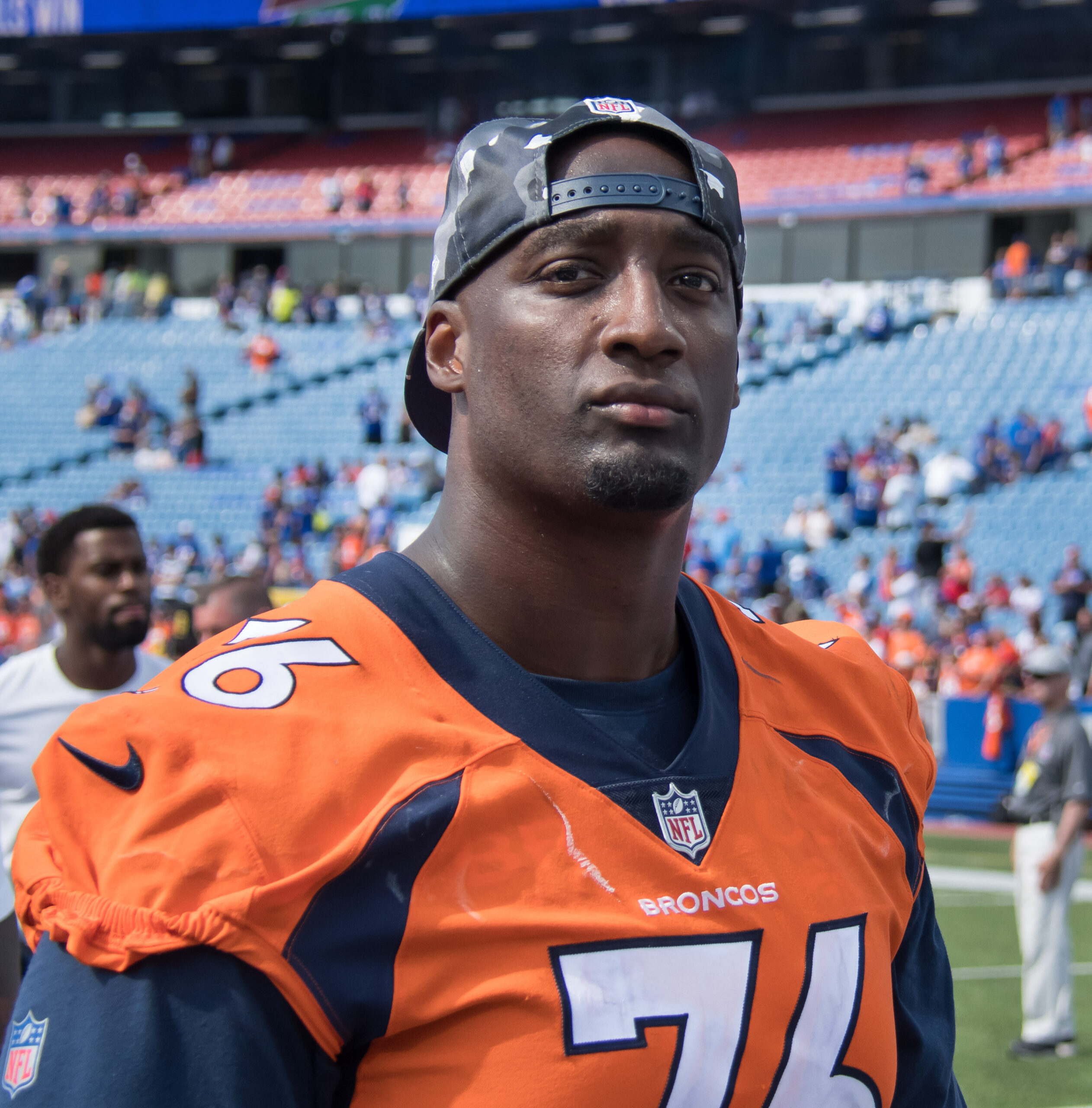 Broncos tackle Calvin Anderson is determined to protect his quarterback ...