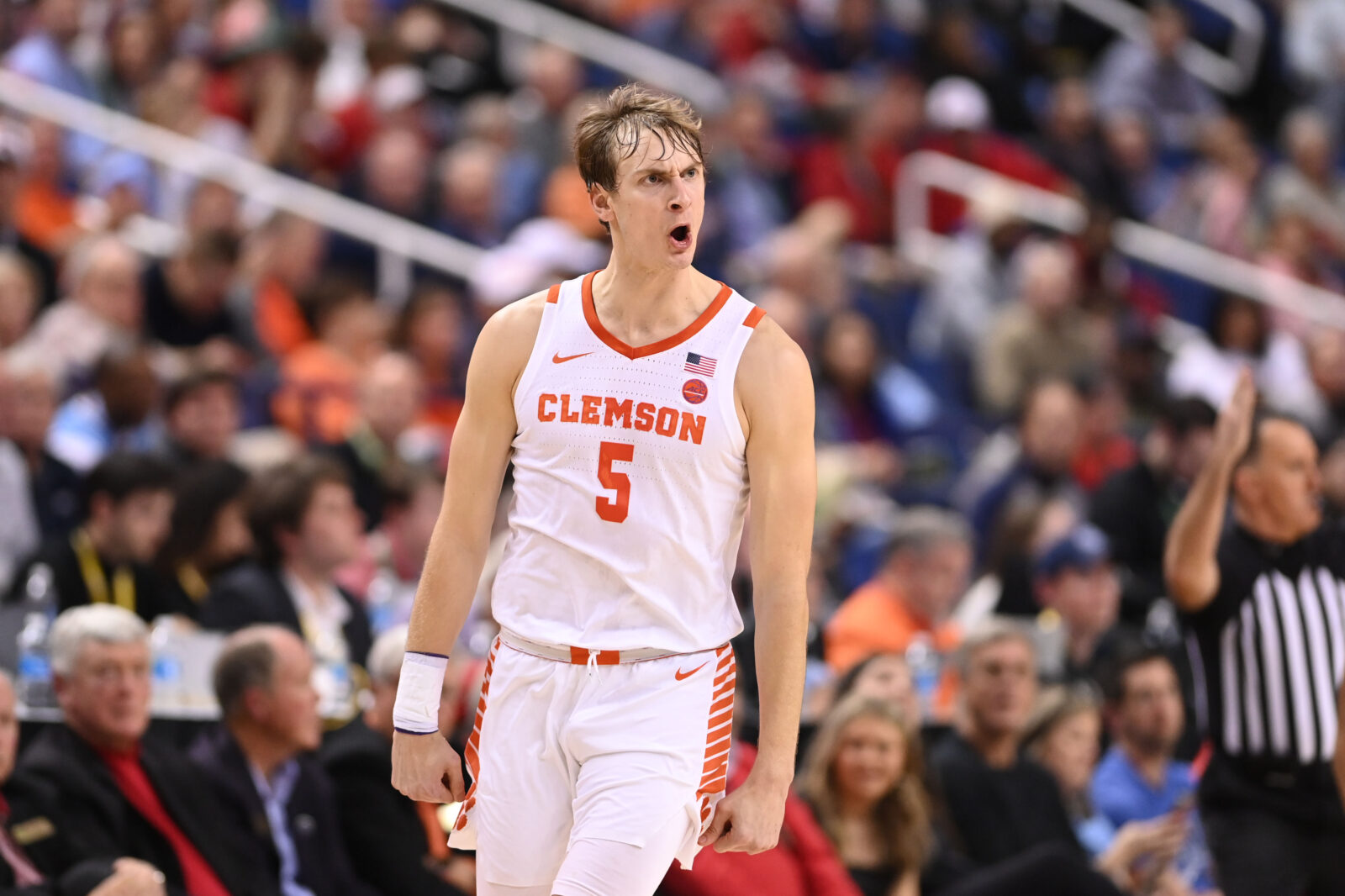 Denver Nuggets select Clemson forward Hunter Tyson with the 37th pick ...