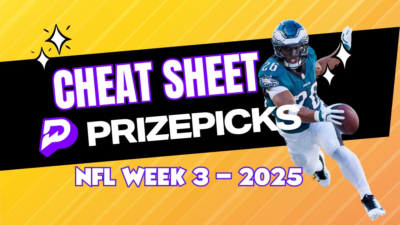 PrizePicks Cheat Sheet NFL Week 3: Top Picks & Hit Rates - Mile High Sports
